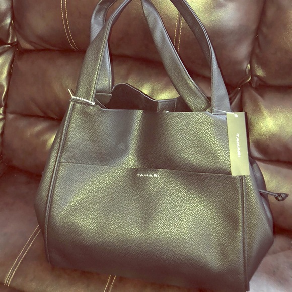 Tahari | Bags | Black Leather Tahari Bag | Poshmark